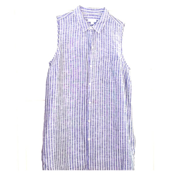 J. Jill | Tops | Jjill Love Linen Collection Sleeveless Tunic | Poshmark